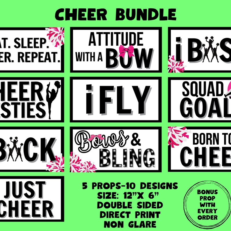 Custom Cheer Props - Etsy