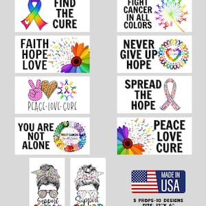 Fight All Cancers Bundle, Photo Booth Props, 360 Photo Booth Props ...
