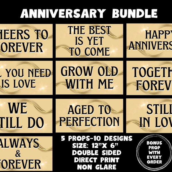Anniversary Props - Etsy