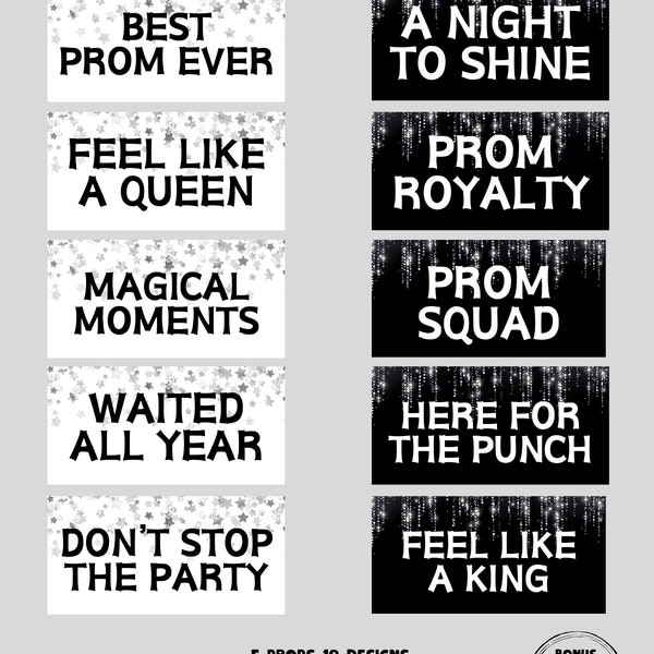 Prom Photo Booth Props - Etsy