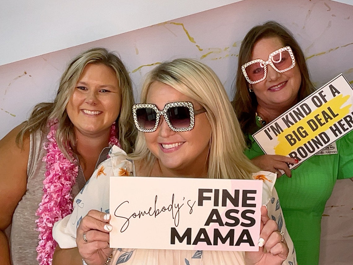 Empowering Women Photo Booth Props, Double Sided, Party Events - Etsy