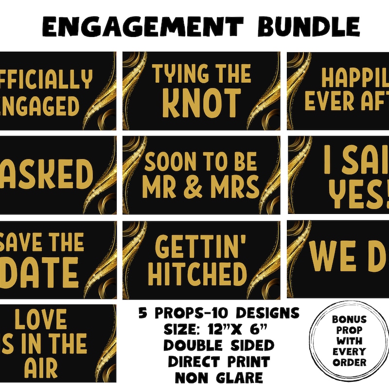 Engagement Props - Etsy