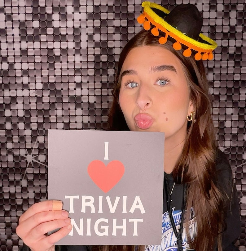 Trivia Night Bundle, Photo Booth Props, 360 Photo Booth Props, Custom ...
