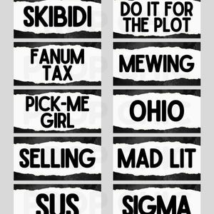 Slang Bundle 1, Photo Booth Props, 360 Photo Booth Props, Custom ...