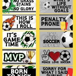 Soccer Photo Booth Props, Double Sided, Party Events - Etsy