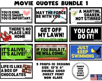 Custom Props, 9 Props-18 Designs, Photo Booth Props, 360 Photo Booth ...