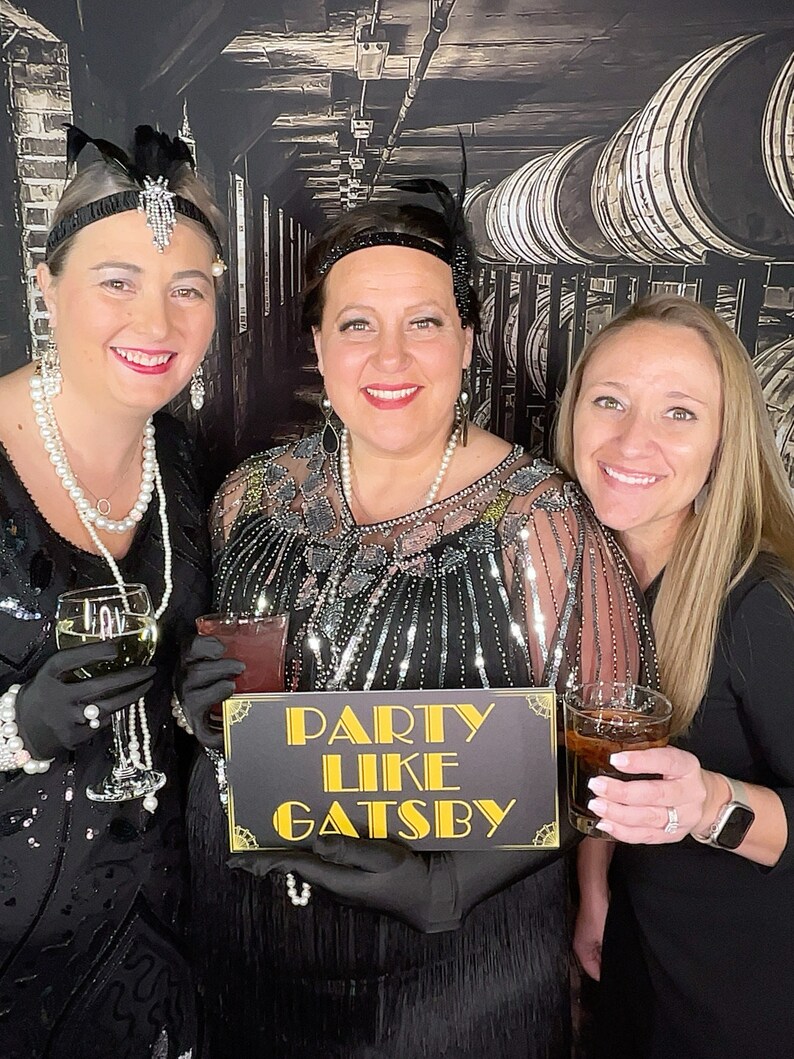 Gatsby Photo Booth Props, 1920s Party Decorations - Etsy