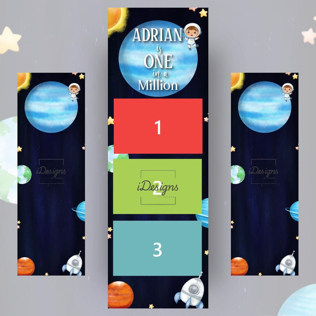 Space Theme Template - Etsy