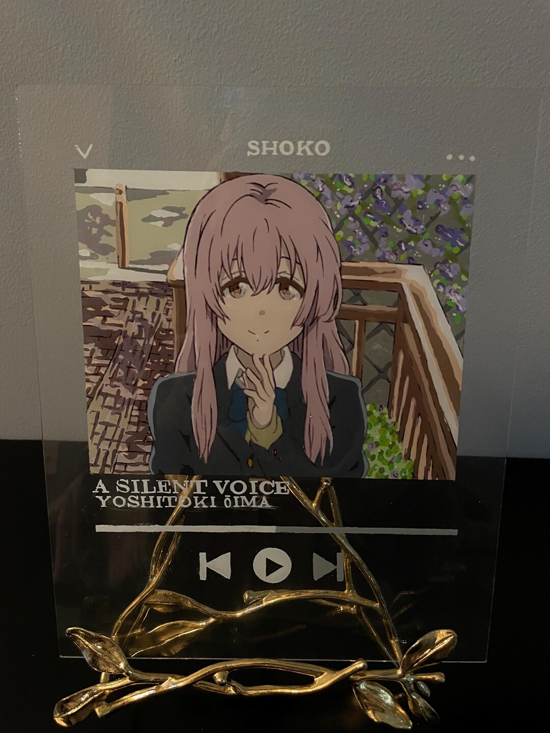 Anime Glass Painting - Shouko Nishimiya - Etsy
