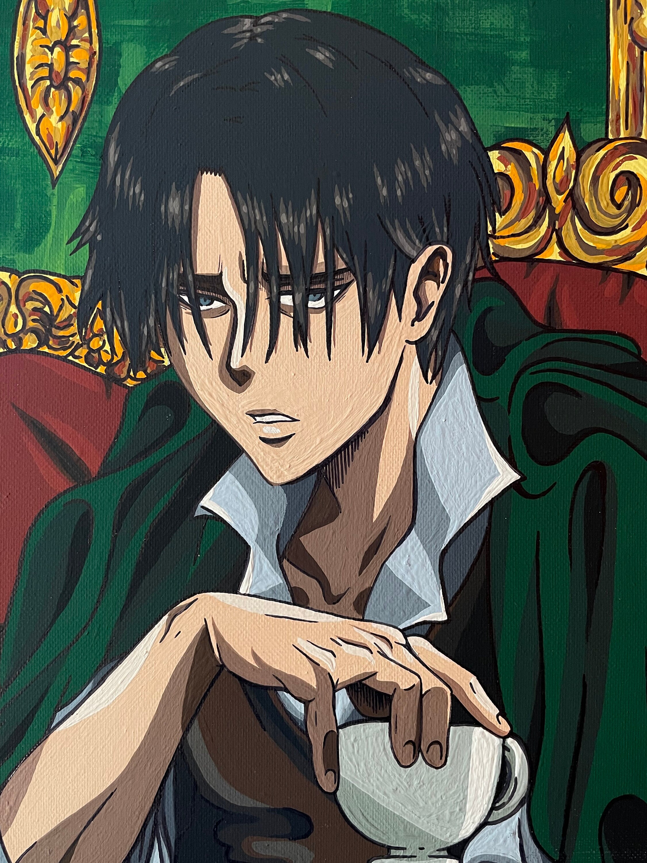 Levi Ackerman Painting - Etsy