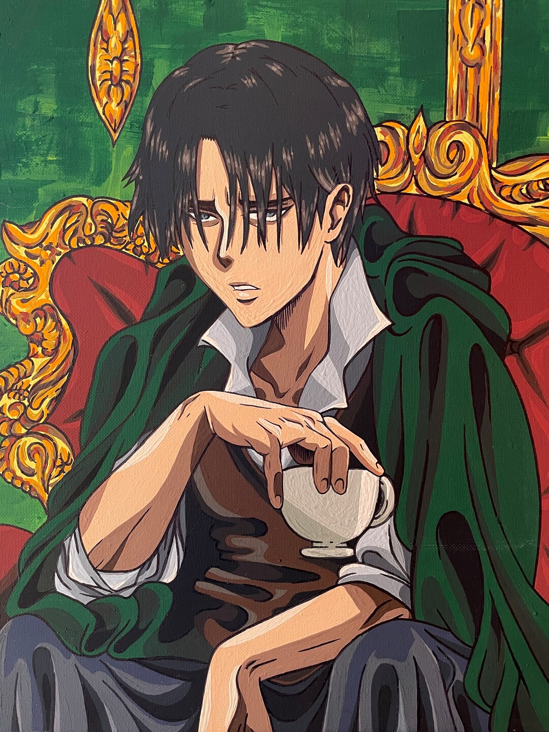 Levi Ackerman Painting - Etsy