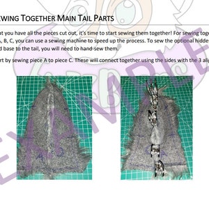 Two-color Tail Nub With Hidden Belt Loop (PDF Pattern) - Etsy