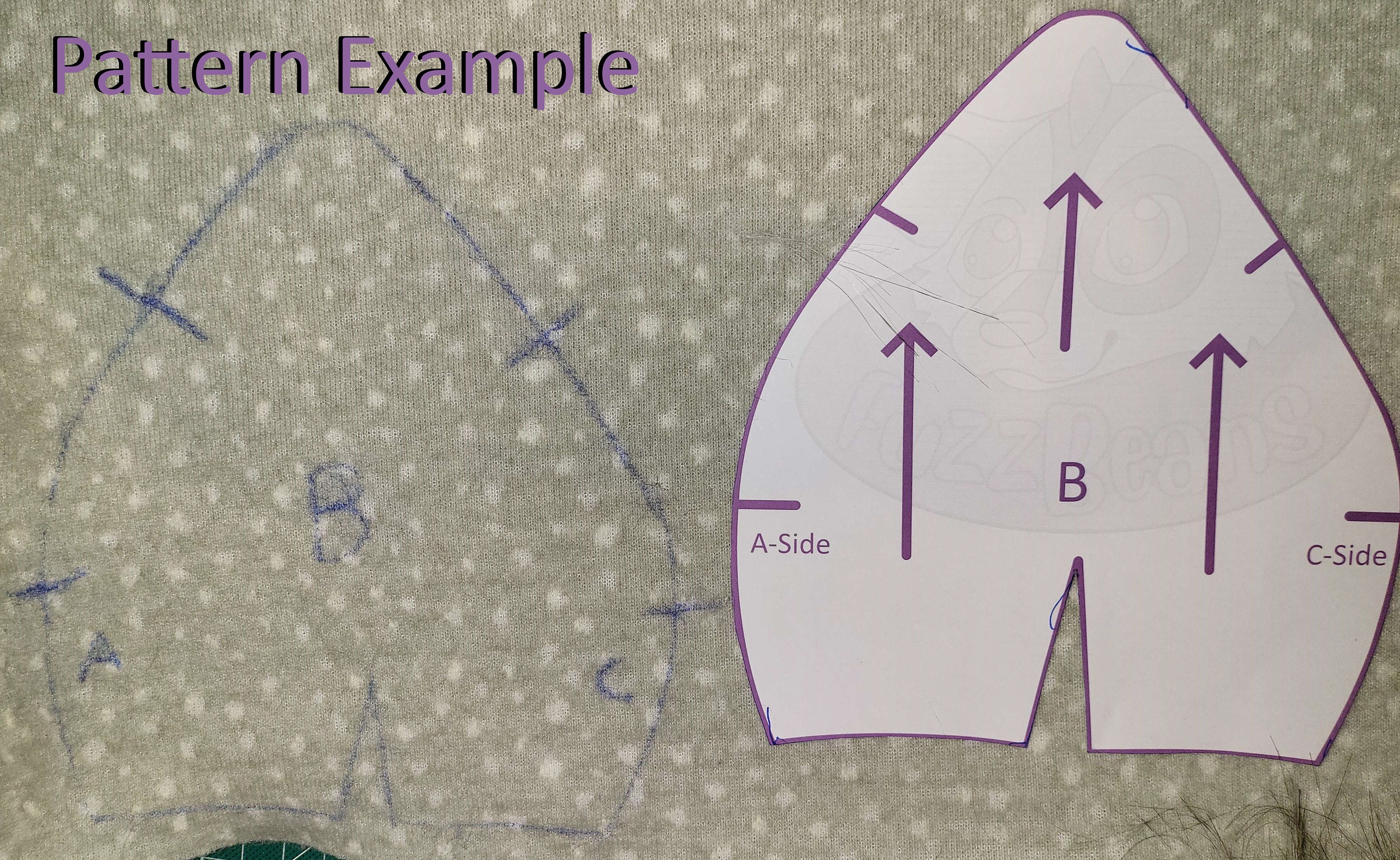 Two-color Tail Nub With Hidden Belt Loop (PDF Pattern) - Etsy