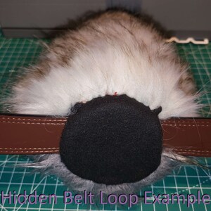 Two-color Tail Nub With Hidden Belt Loop (PDF Pattern) - Etsy