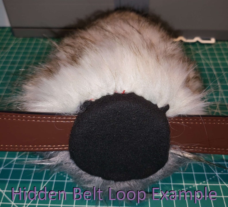 Two-color Tail Nub With Hidden Belt Loop (PDF Pattern) - Etsy