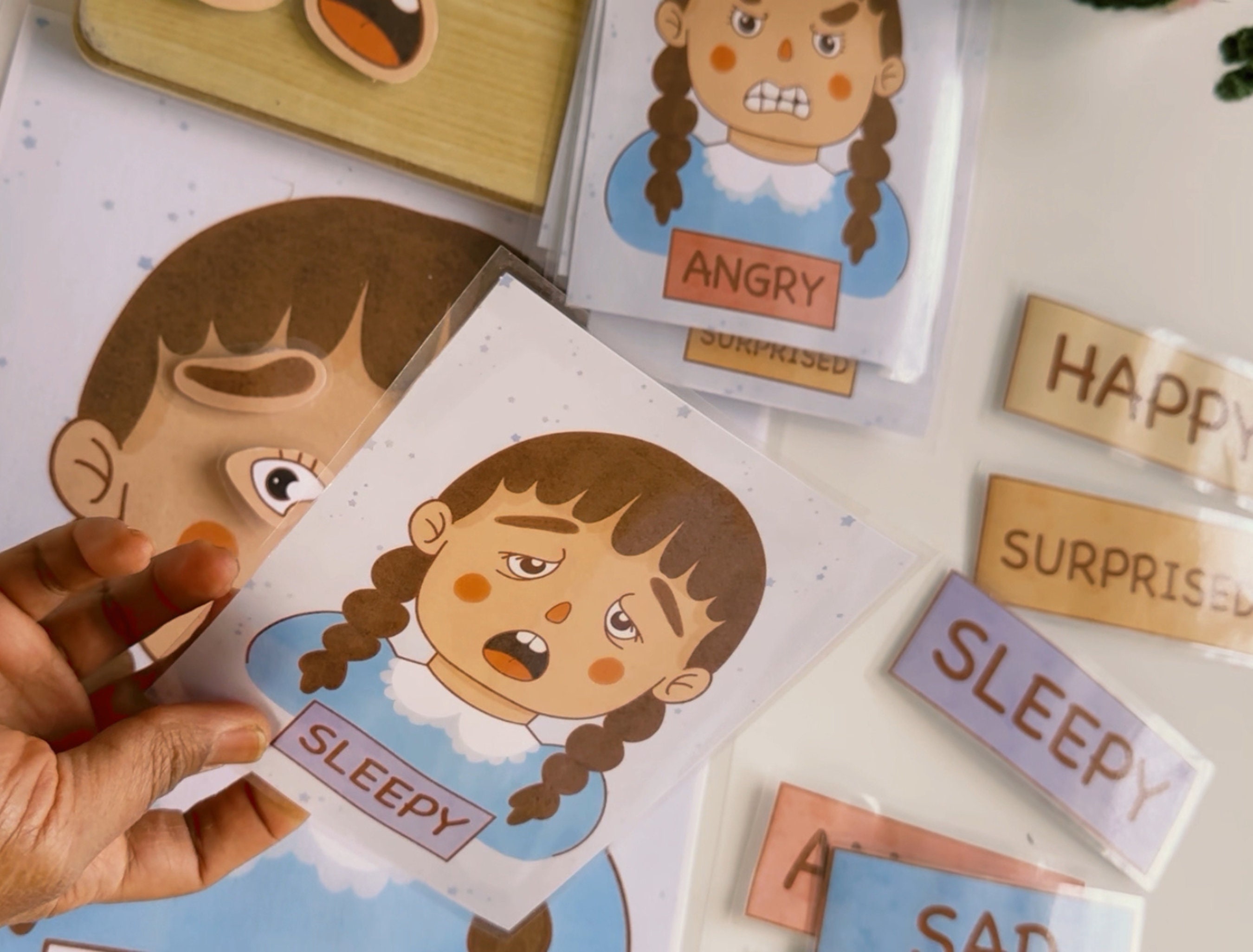 Printable Emotions Activity | Facial Expressions L Homeschool | Cut and ...