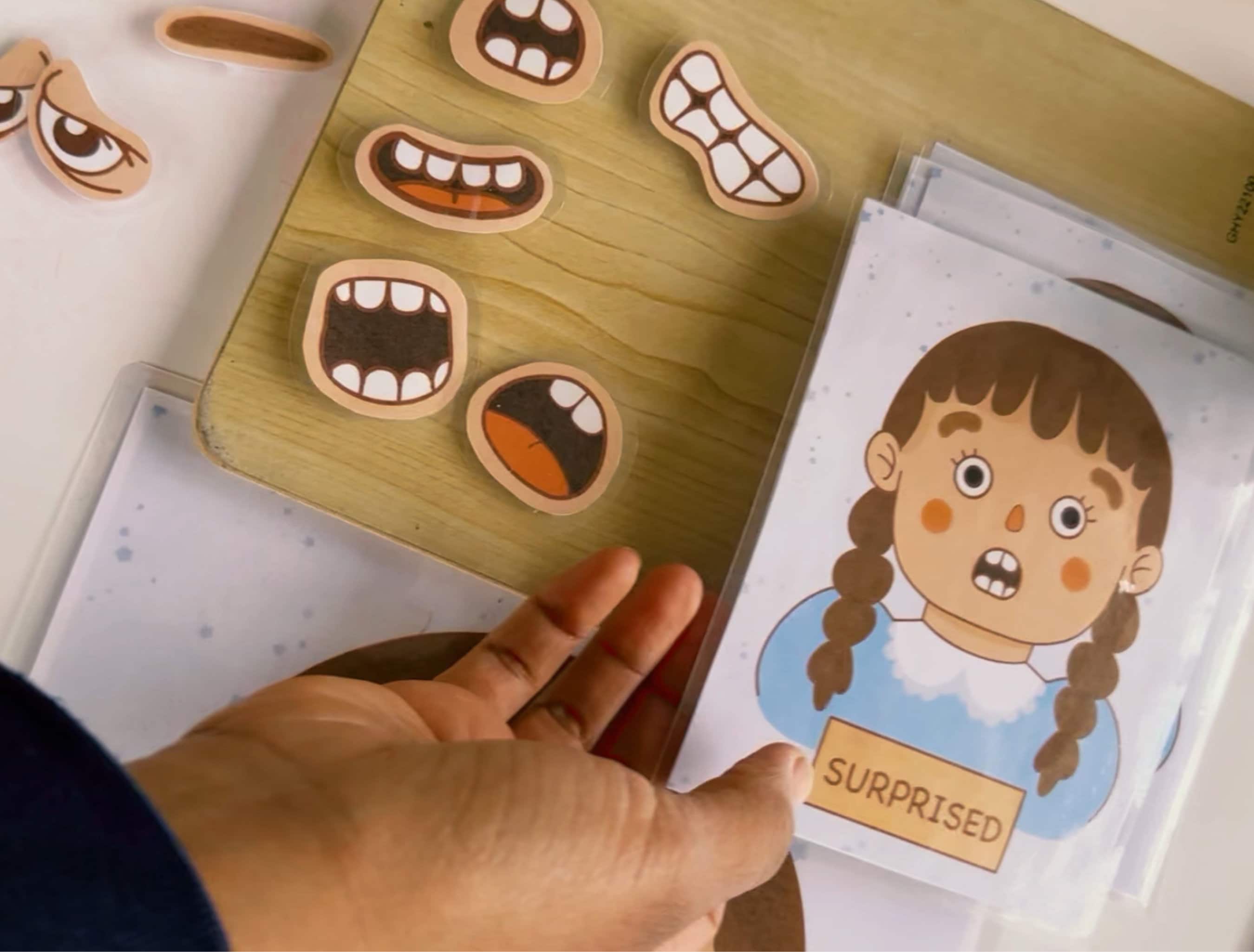 Printable Emotions Activity | Facial Expressions L Homeschool | Cut and ...
