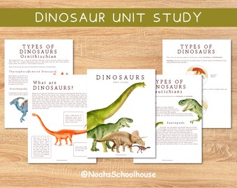 Dinosaur Unit Study Dinosaur Unit Printable Lesson Plans Homeschool ...