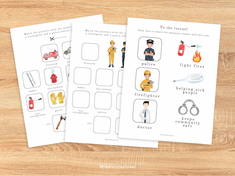 Printable People and Their Jobs Activity | Profession Occupation ...