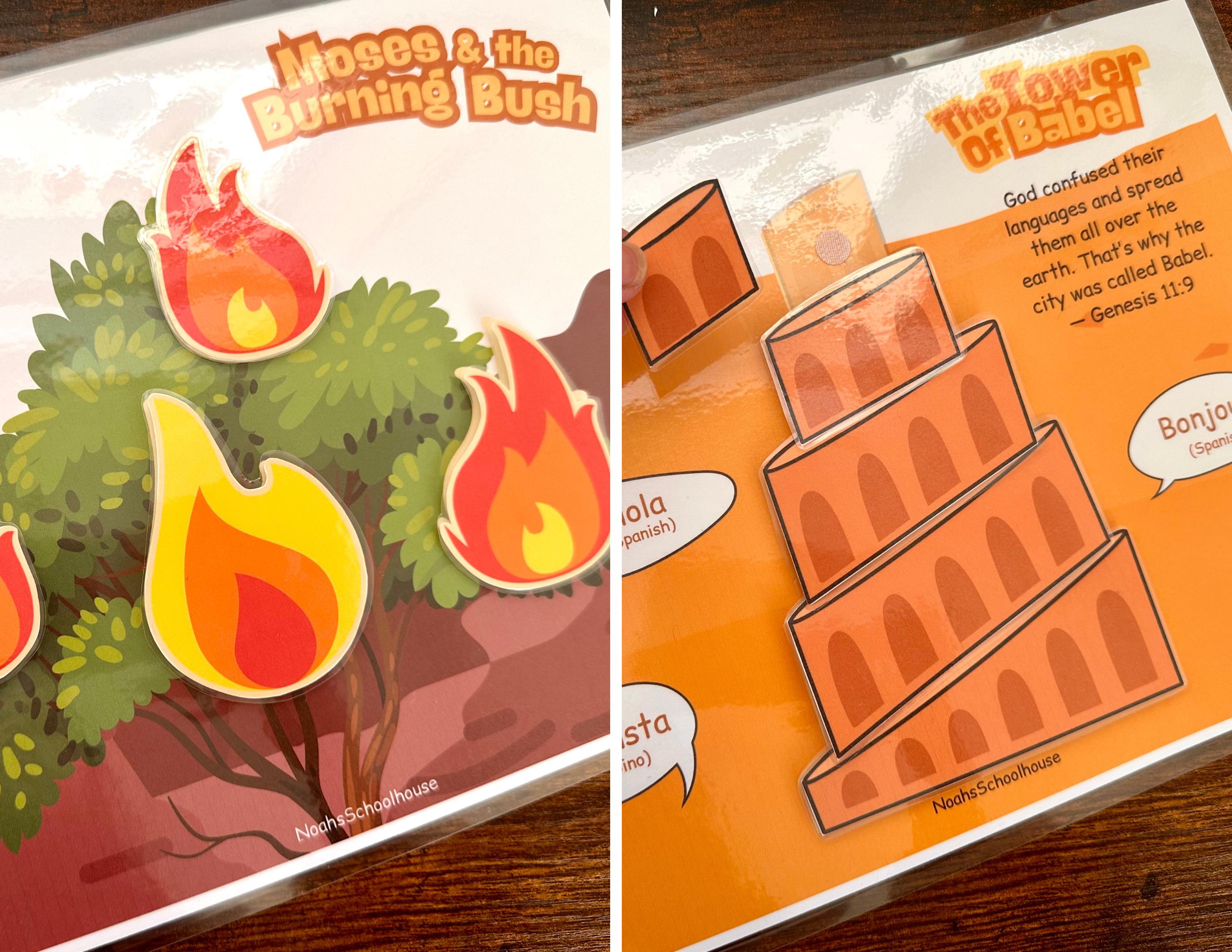 Printable Bible Busy Book Vol 2: Homeschool Activity (PDF) - Etsy