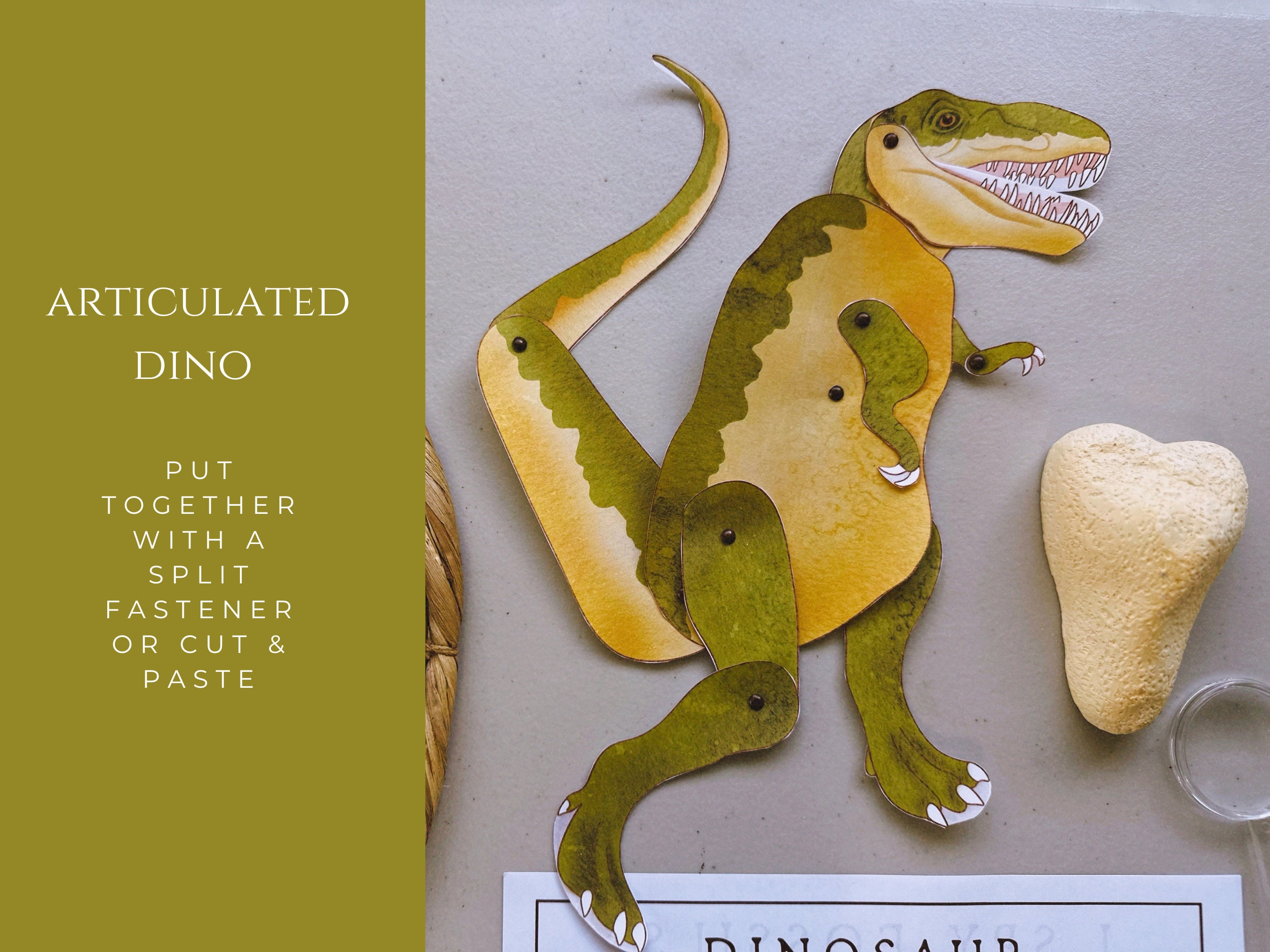 Printable Dinosaur Unit Study Homeschool - Etsy