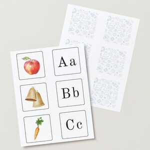 Printable Alphabet Picture Matching Cards | Beginning Sound ...