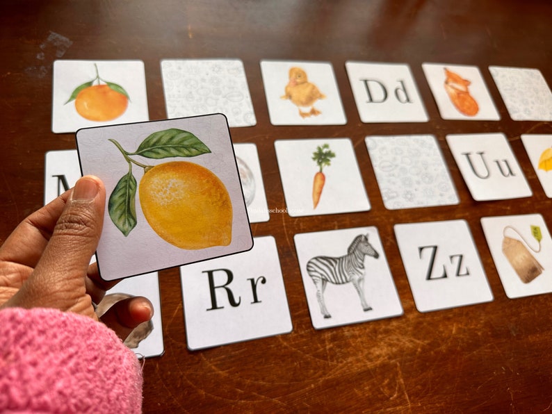 Printable Alphabet Picture Matching Cards | Beginning Sound ...