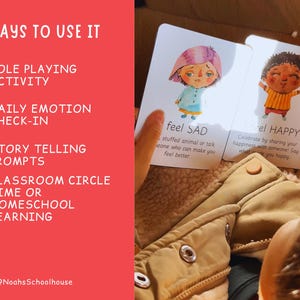 Printable Feelings and Actions Cards | Emotions Activity | Garland ...