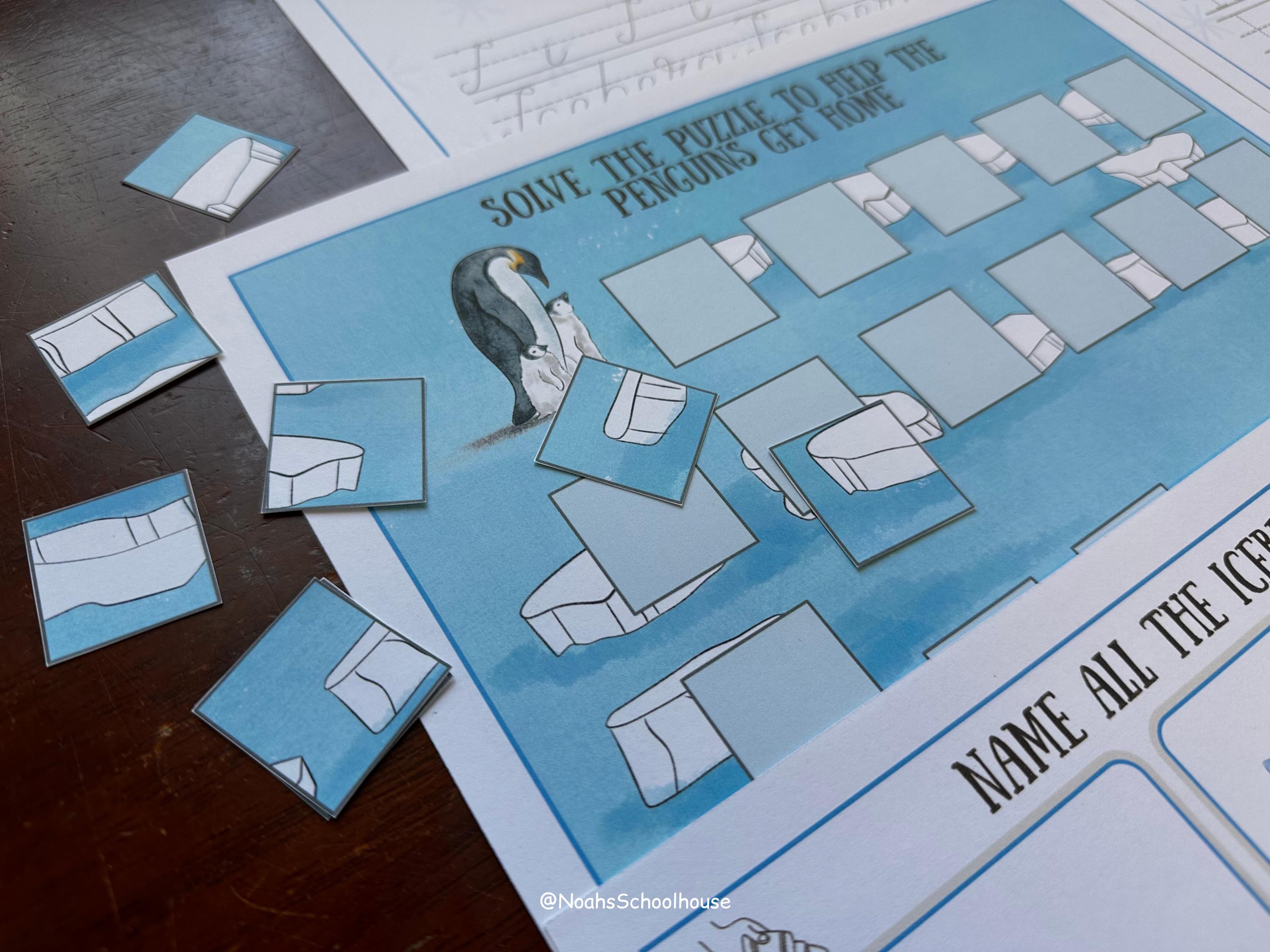 Printable Iceberg Unit Study | Prek to Elementary | Homeschool | Winter ...