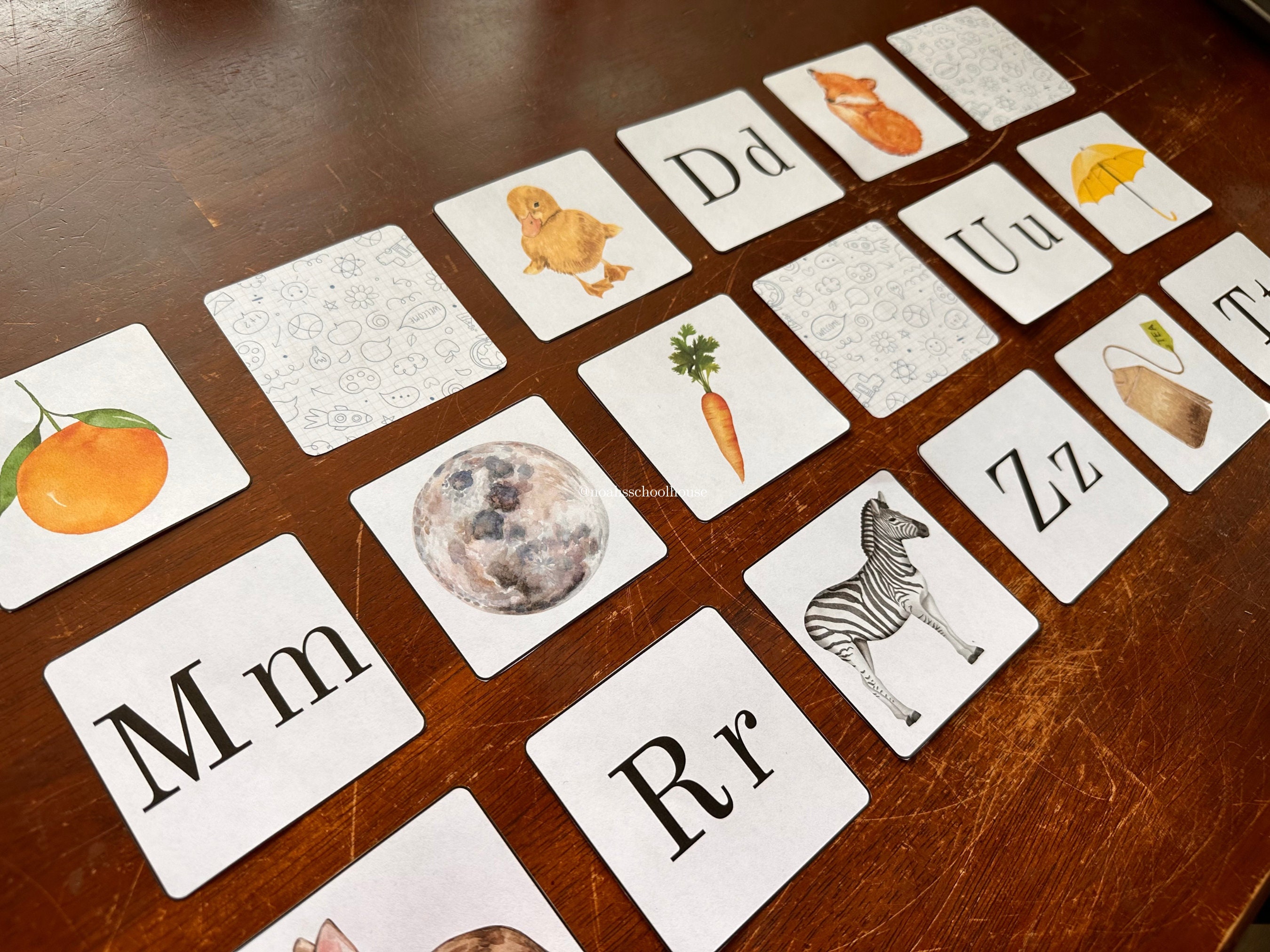 Printable Alphabet Picture Matching Cards | Beginning Sound ...