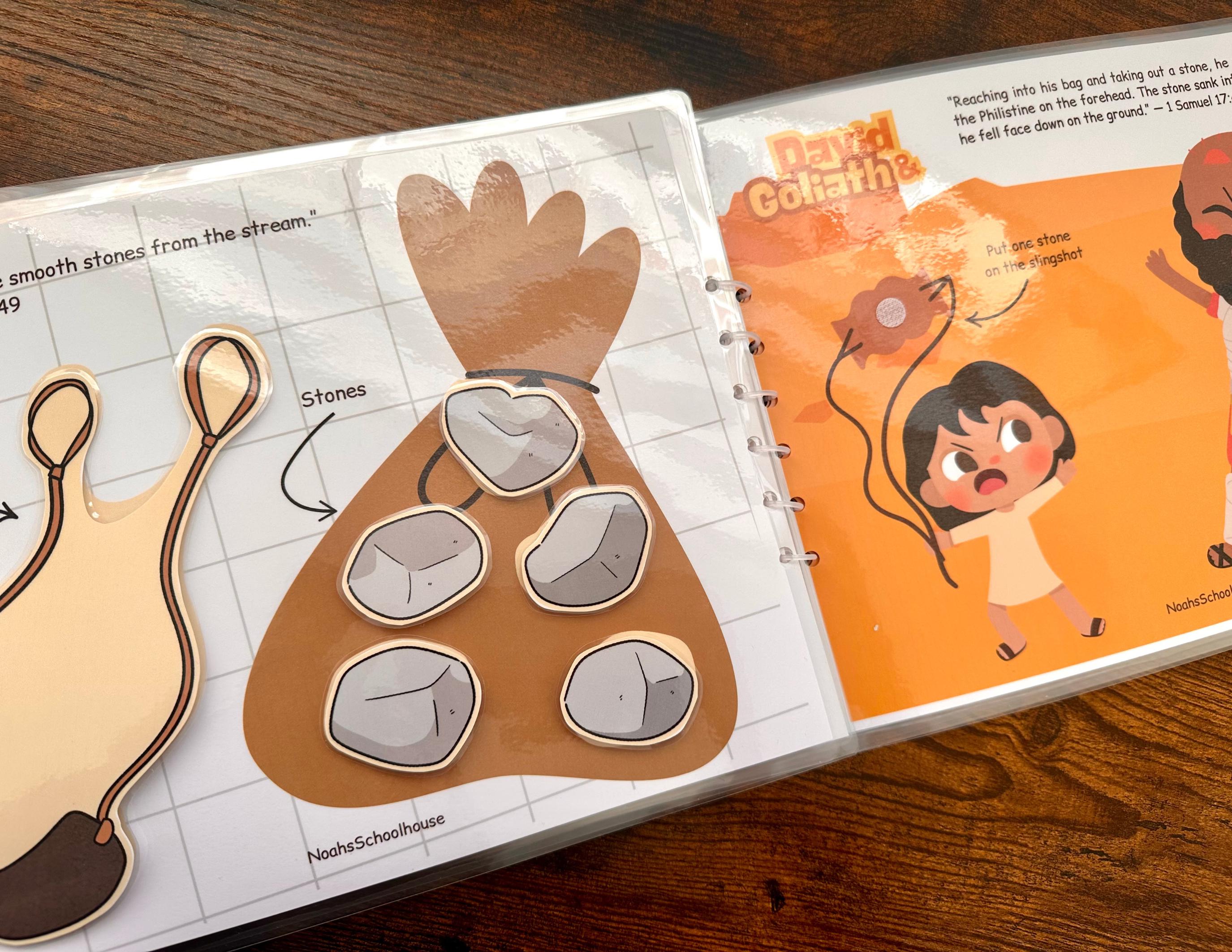 Printable Bible Busy Book Vol 2: Homeschool Activity (PDF) - Etsy