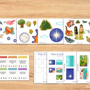Creation Story Activity: Homeschool Unit Study (digital Download) - Etsy