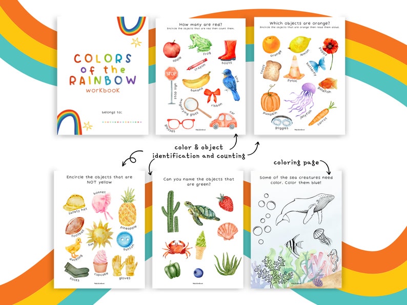 Printable Colors Workbook Homeschool Learning Materials, Color Mixing ...
