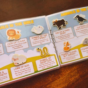 Printable Spring Bible Busy Book, Binder Activity | Preschool Activity ...