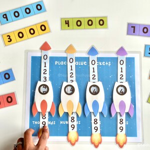 Printable Place Value Activity | Homeschool | Elementary Math | Grade ...
