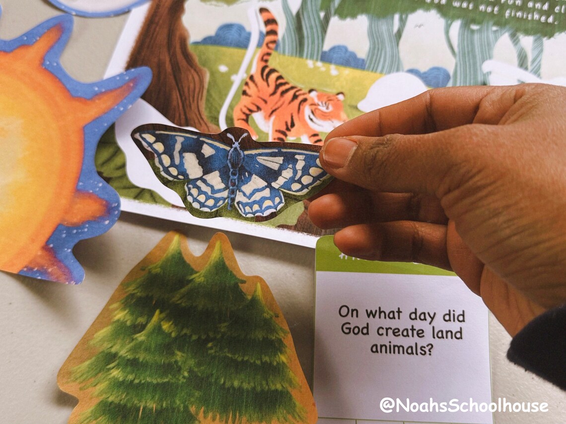 Printable Creation Story Unit Study Homeschool Sunday School Lessons ...