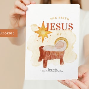 Printable Jesus Birth Activity | Nativity Story | Homeschool | Sunday ...