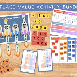 Printable Place Value Activity | Homeschool | Elementary Math | Grade ...