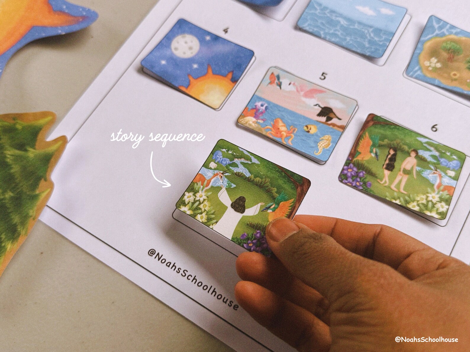 Creation Story Activity: Homeschool Unit Study (digital Download) - Etsy
