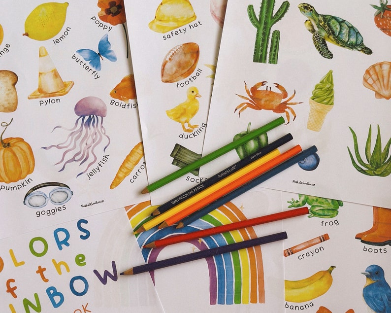 Printable Colors Workbook Homeschool Learning Materials, Color Mixing ...