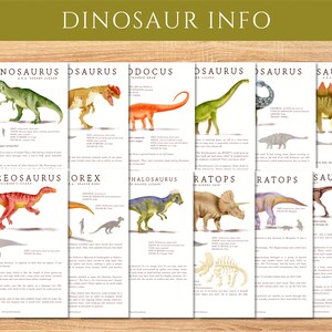 Printable Dinosaur Unit Study | Homeschool | Supplemental Study - Etsy