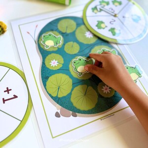 Lily Pad Math Game: Printable Addition & Subtraction (PDF) - Etsy
