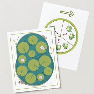 Lily Pad Math Game: Printable Addition & Subtraction (PDF) - Etsy