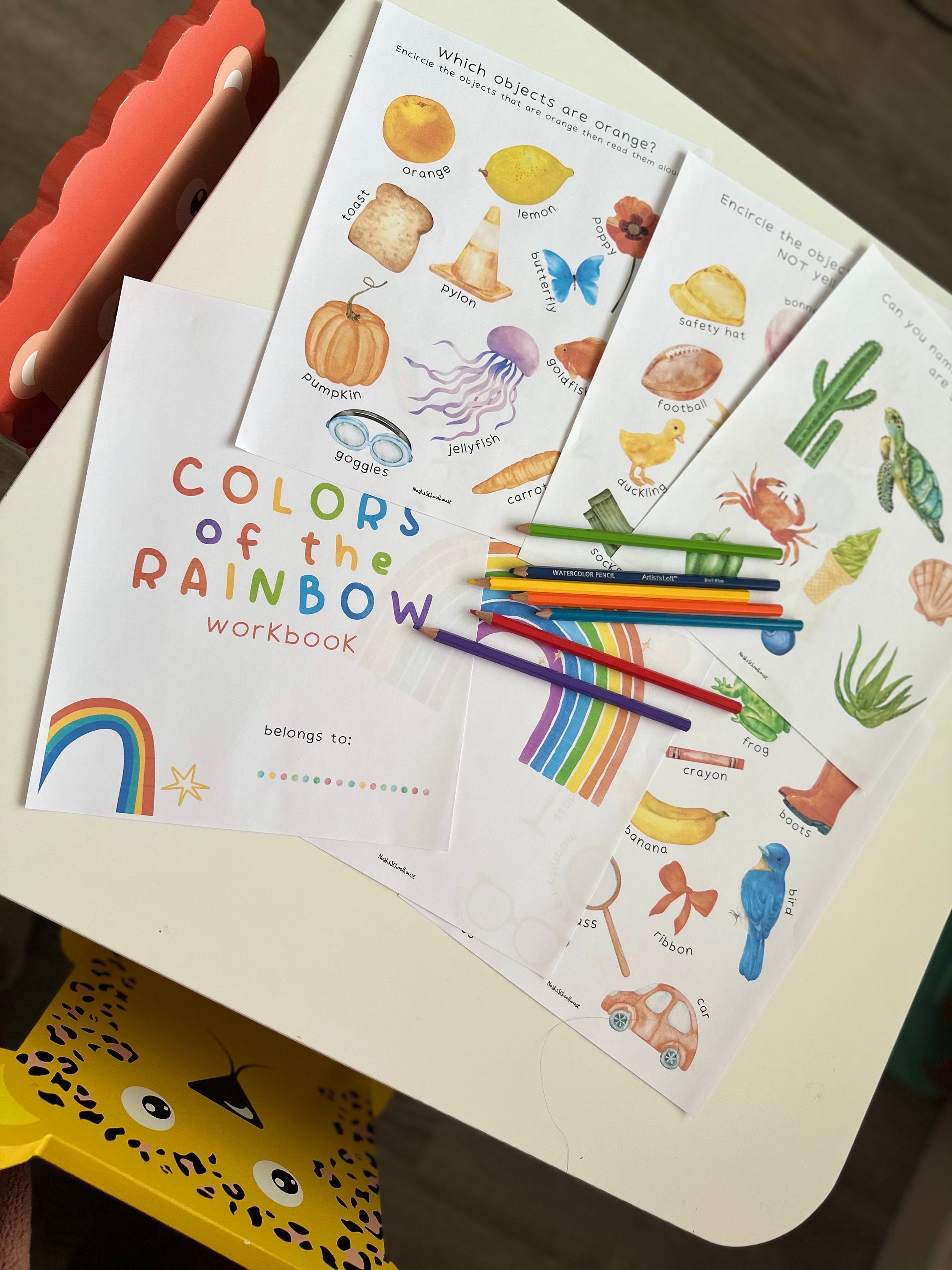 Printable Colors Workbook Homeschool Learning Materials, Color Mixing ...