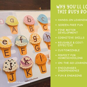 Preschool Busy Book: Interactive Learning Binder Activity (digital ...