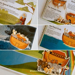 Noah's Ark Activity Book: Printable Bible Story Busy Binder (PDF) - Etsy