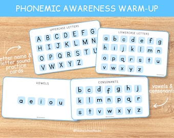 Printable Phonemic Awareness Warm-up | Homeschool | Pre-k Activities ...