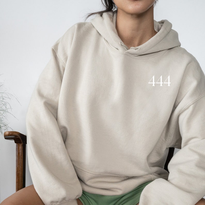 444 Angel Number Oversized Hoodie | Aesthetic Hoodie| Spiritual ...