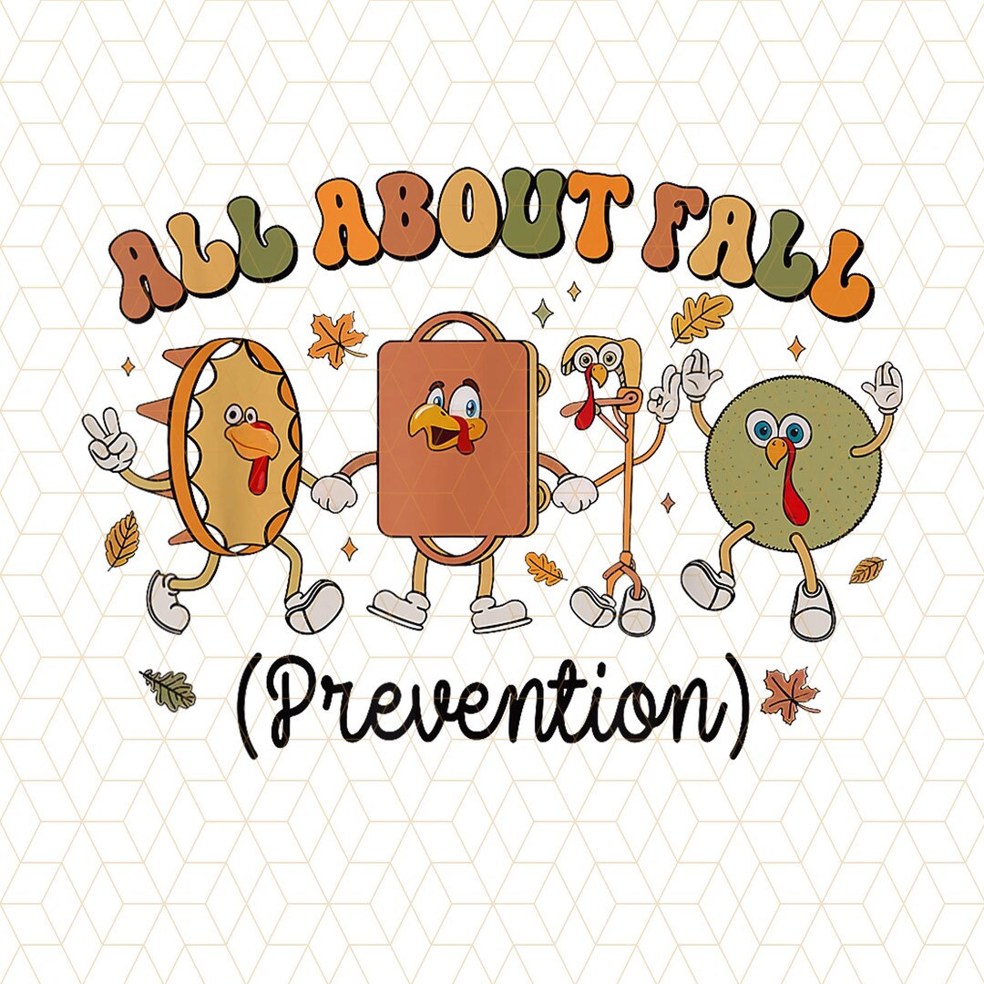 All About Fall Prevention Halloween Png, OT PT SLP Fall Png, Pumpkin ...