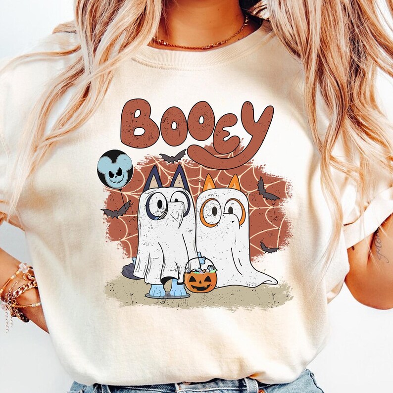Retro Bluey Halloween Png, Spooky Season Png, Booey Funny Halloween Png ...